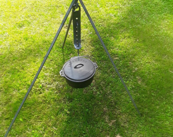 Hand Forged Cooking Tripod and Trammel - Etsy