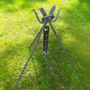 Hand Forged Cooking Tripod and Trammel - Etsy