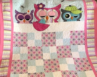 Baby Owl Quilt | Etsy