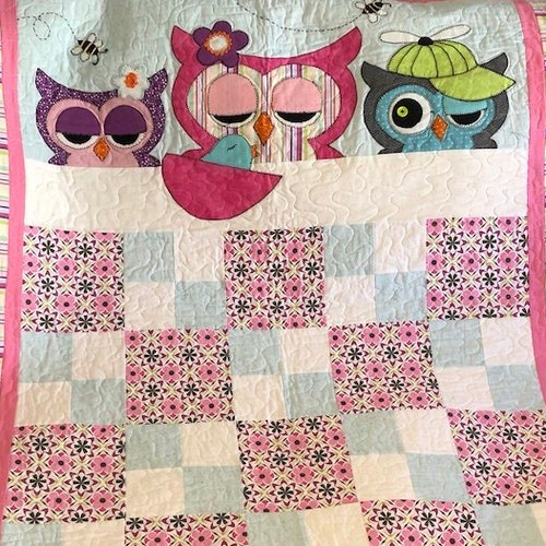 Easy PDF Quilt Pattern Digital Simple Girl Baby Kids - Etsy