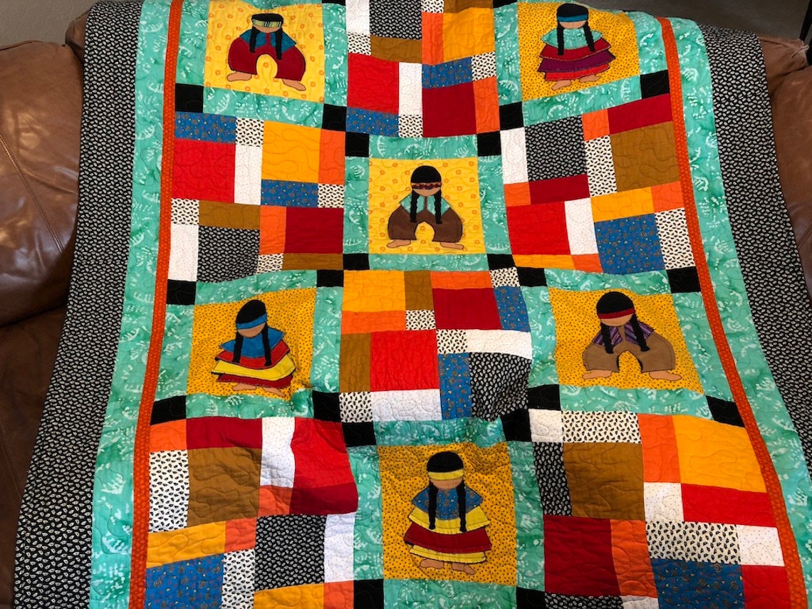 Baby Boy or Girl Quilt Pattern | Cute Western Native American Indian ...