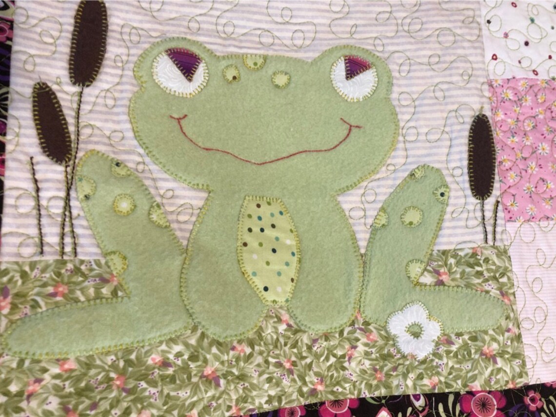 Baby Girl Quilt Pattern Cute Beginner Quilting Gift Easy - Etsy