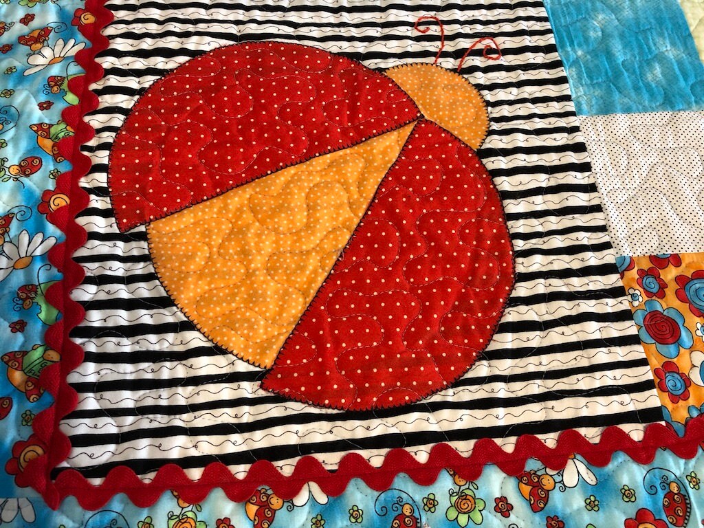 Baby Quilt Pattern Lady Buggin Cute Animal or Nature Themed Gift Easy ...