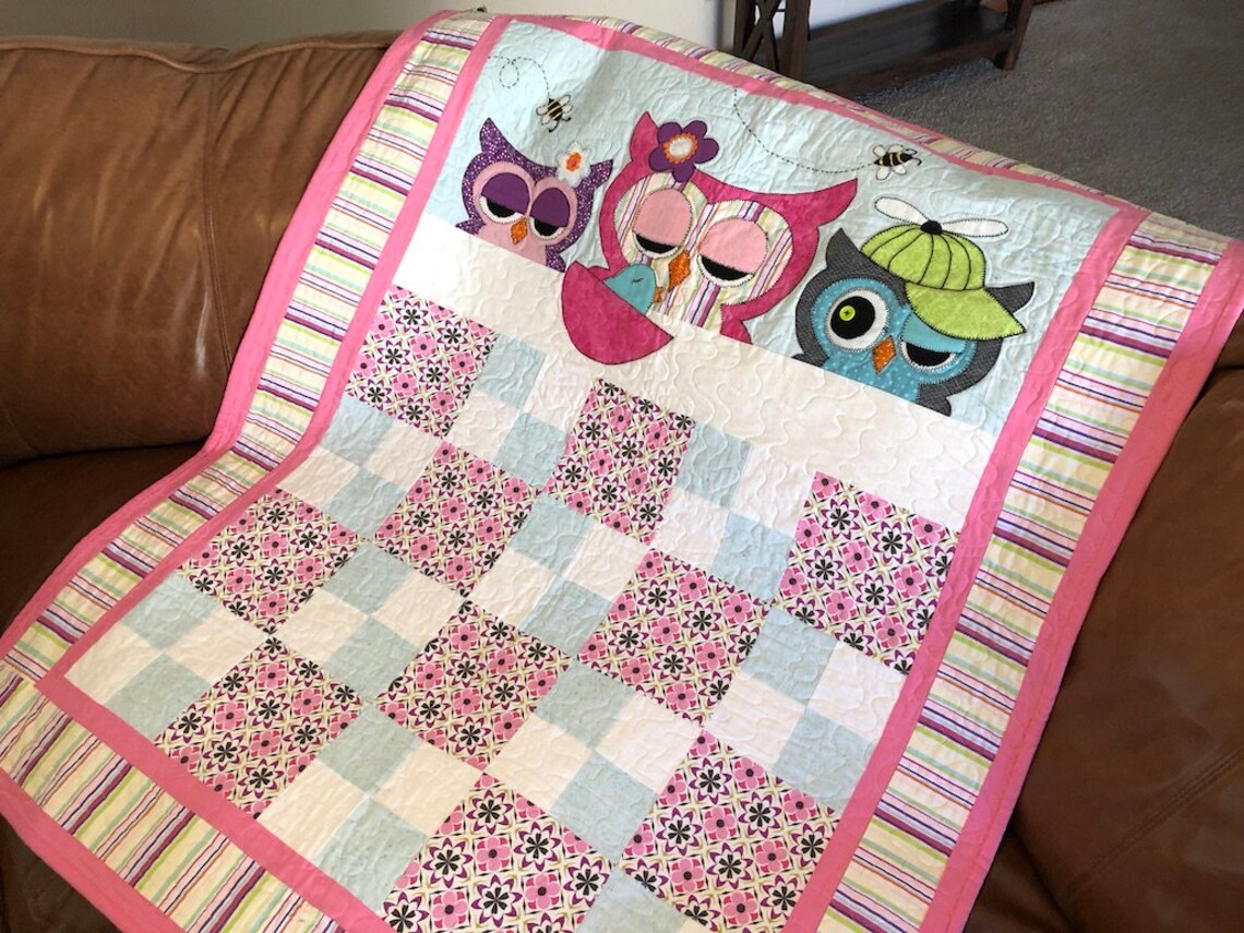 Baby Quilt Patterns PDF Easy Quilt Pattern for Beginners With Lovey ...