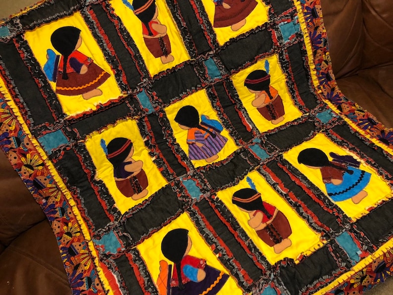 Baby Quilt Pattern | Cute Western Native American Indian & Southwest ...
