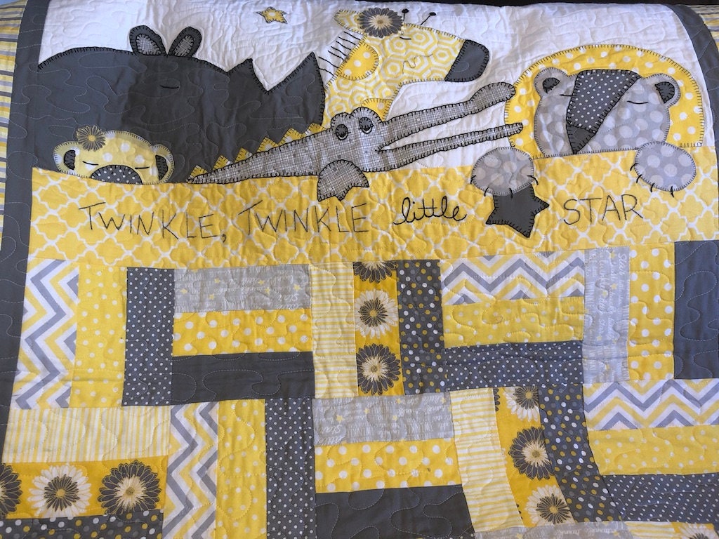 Baby Quilt Pattern | Twinkle Twinkle 'lil Star | Cute Baby Gift | Easy ...