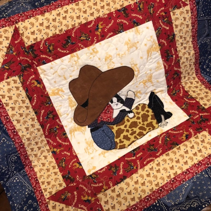 Cowboy Quilt - Etsy