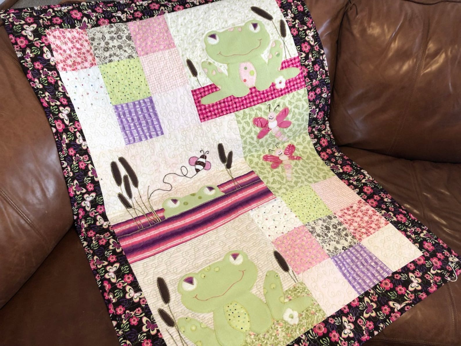 Baby Girl Quilt Pattern Cute Beginner Quilting Gift Easy - Etsy