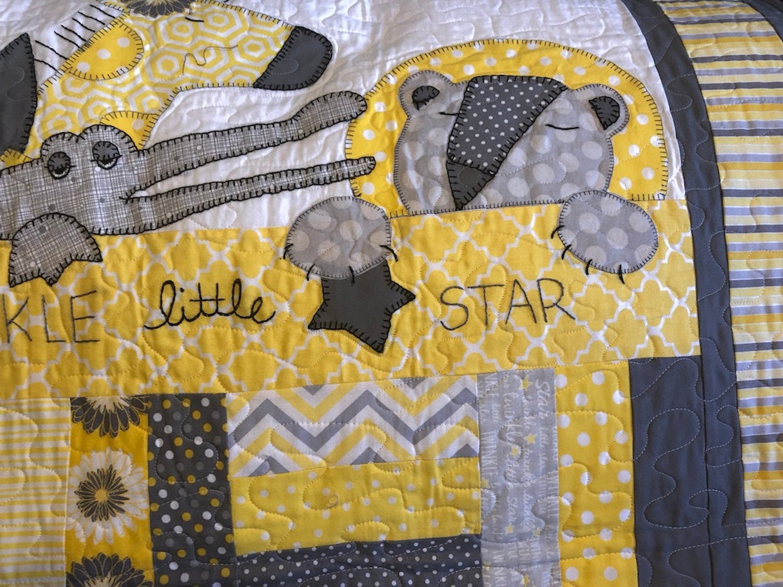 Baby Quilt Pattern | Twinkle Twinkle 'lil Star | Cute Baby Gift | Easy ...
