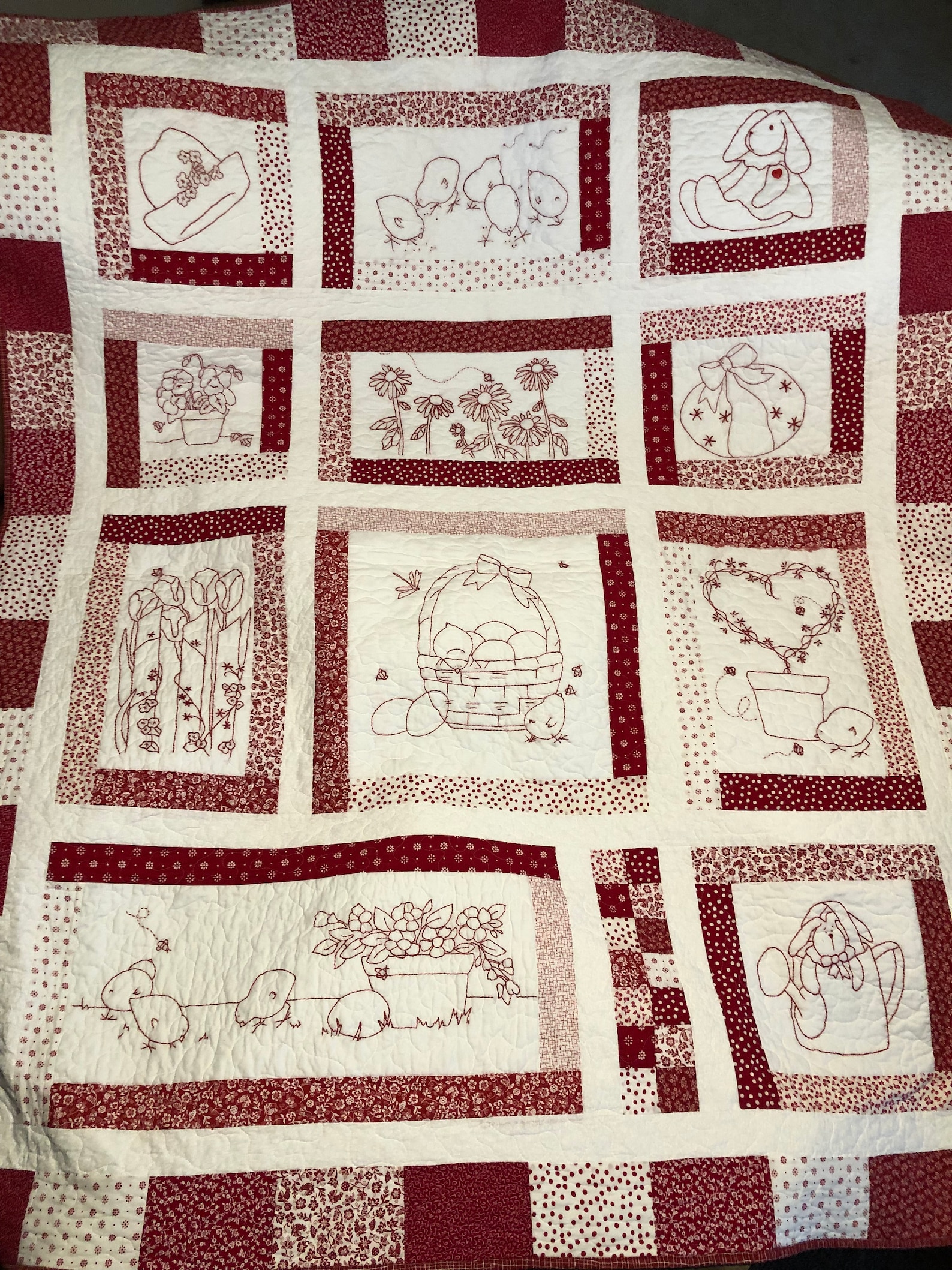 Spring Themed Quilt Pattern | Everything Spring | Cute Baby Gift | Easy ...