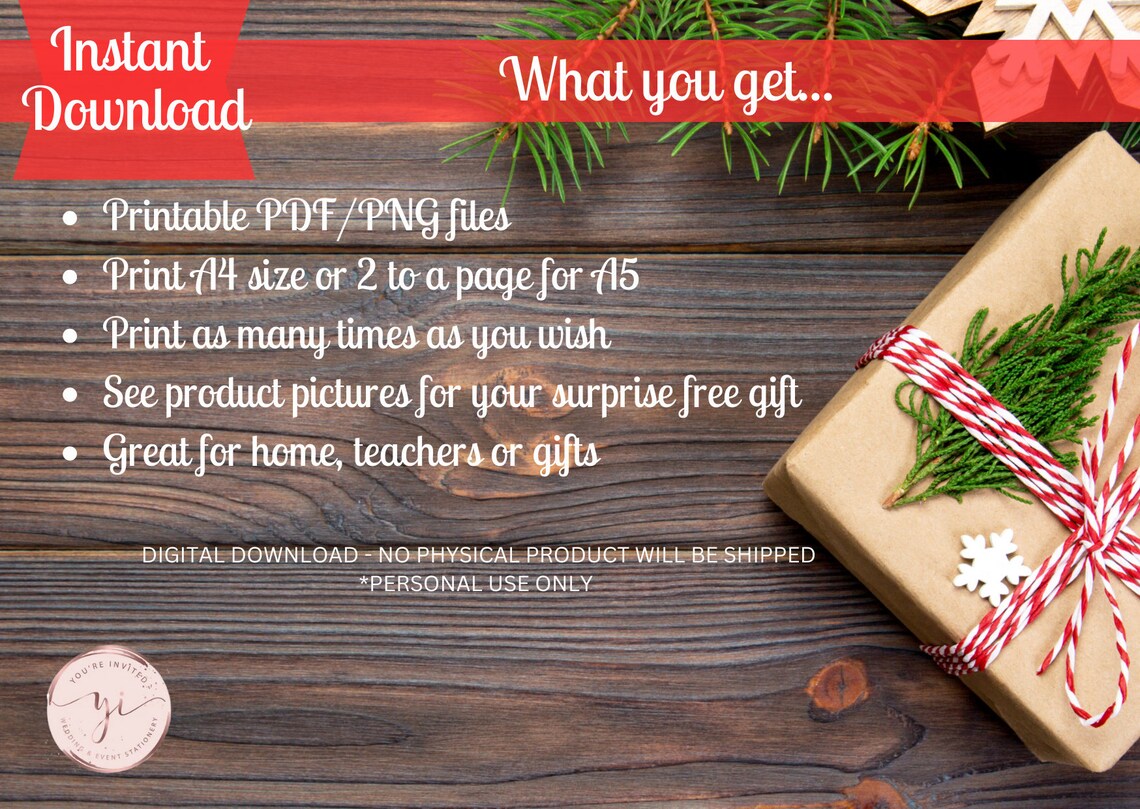 Christmas Countdown Activity Printable | Advent Activities | Christmas ...