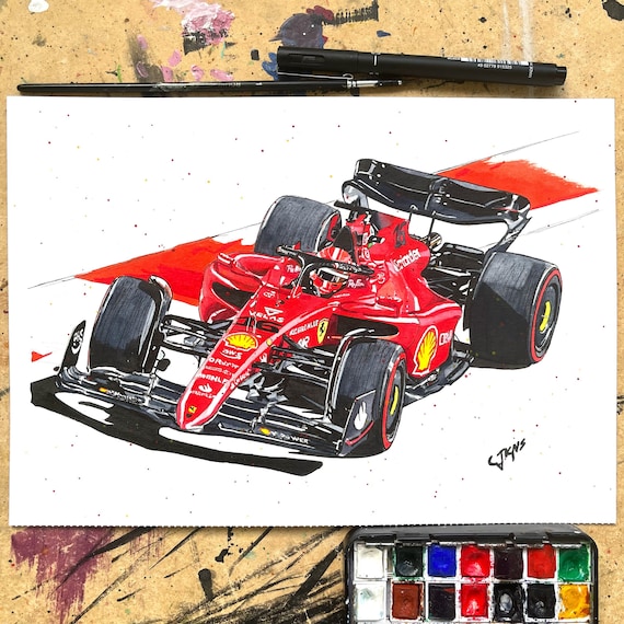 Formula One Portrait Watercolour Commission Original Painting - Etsy ...