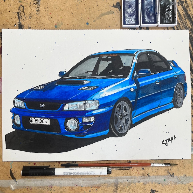 Car Art Commissions - Etsy UK