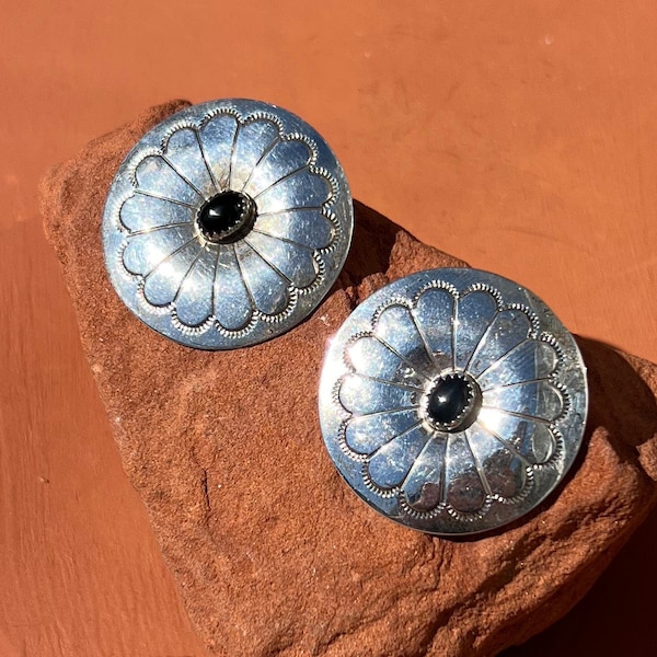 Concho Earrings - Etsy