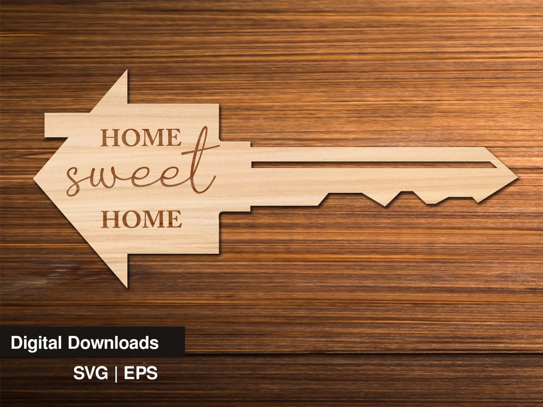Key SVG - EPS | Home Sweet Home | Real Estate Prop | Digital Files ...