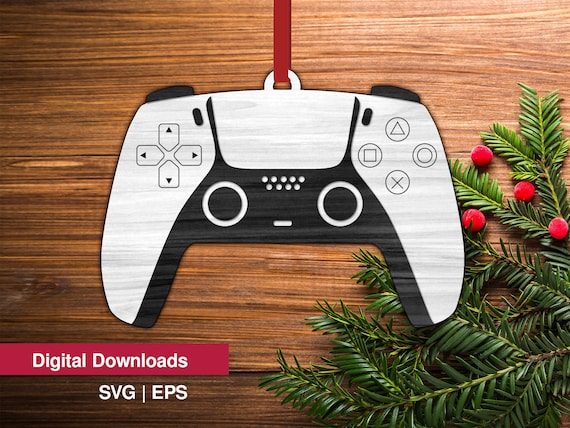 PS5 Controller Ornament SVG EPS Digital Files Playstation | Etsy
