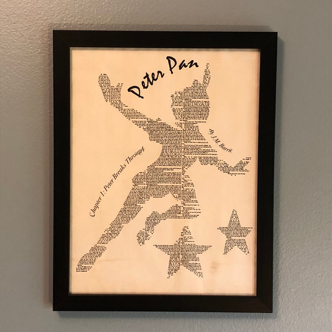 Peter Pan - Full Text Poster - Etsy