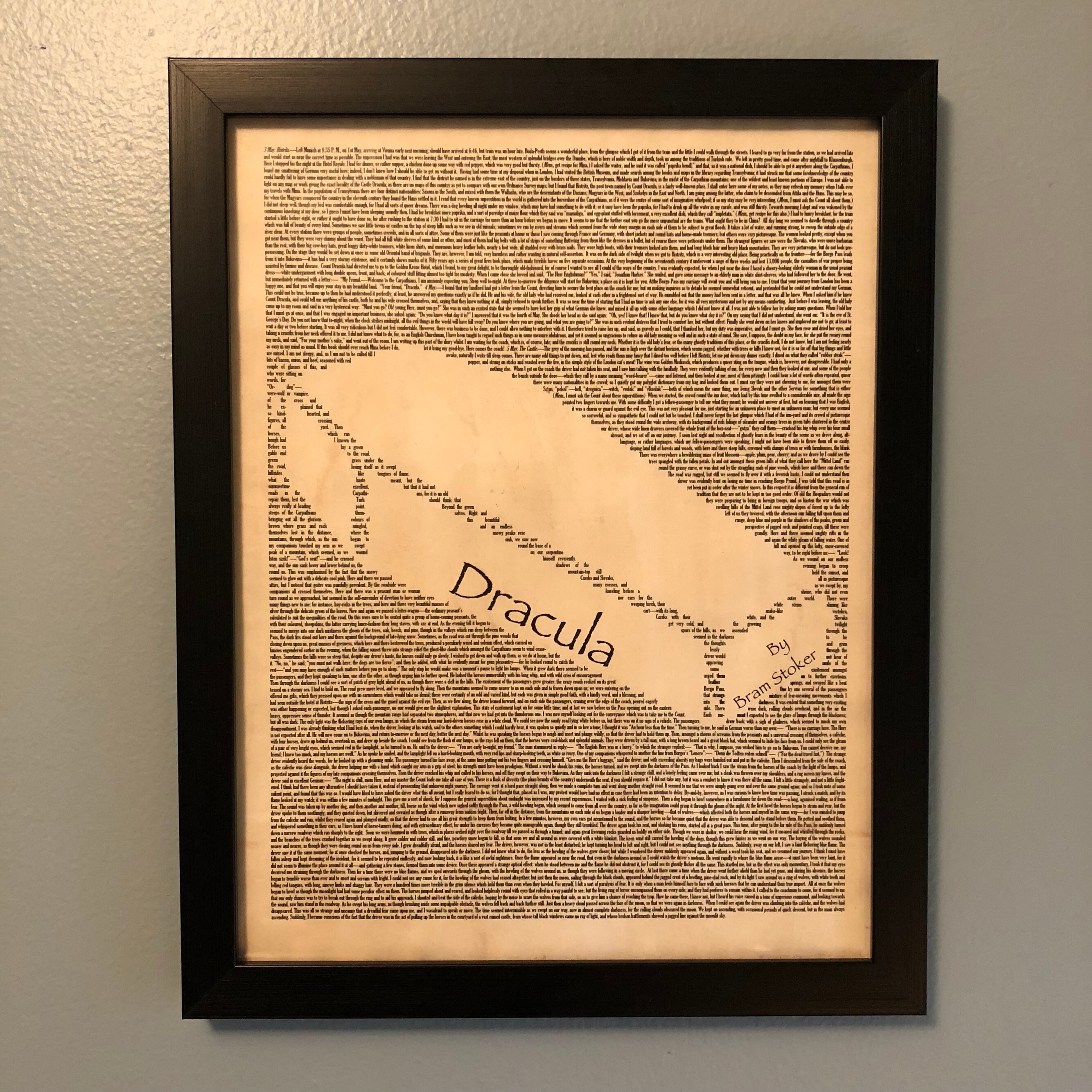 Dracula - Full Text Poster - Etsy