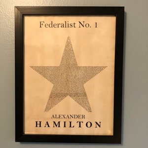 Federalist No. 1 - Full Text Poster - Etsy