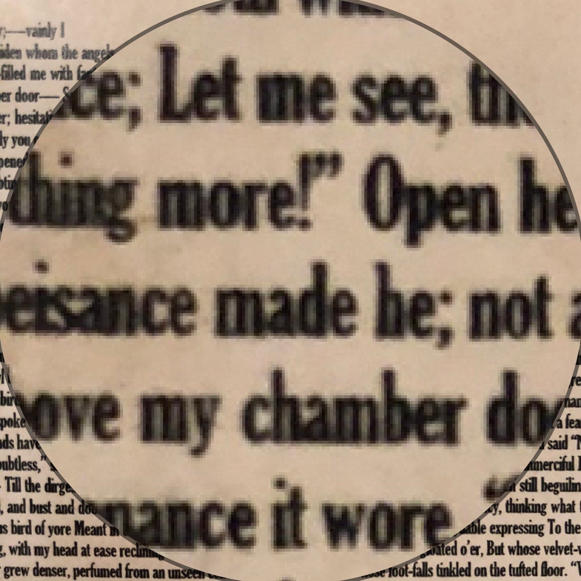 The Raven - Full Text Poster - Etsy