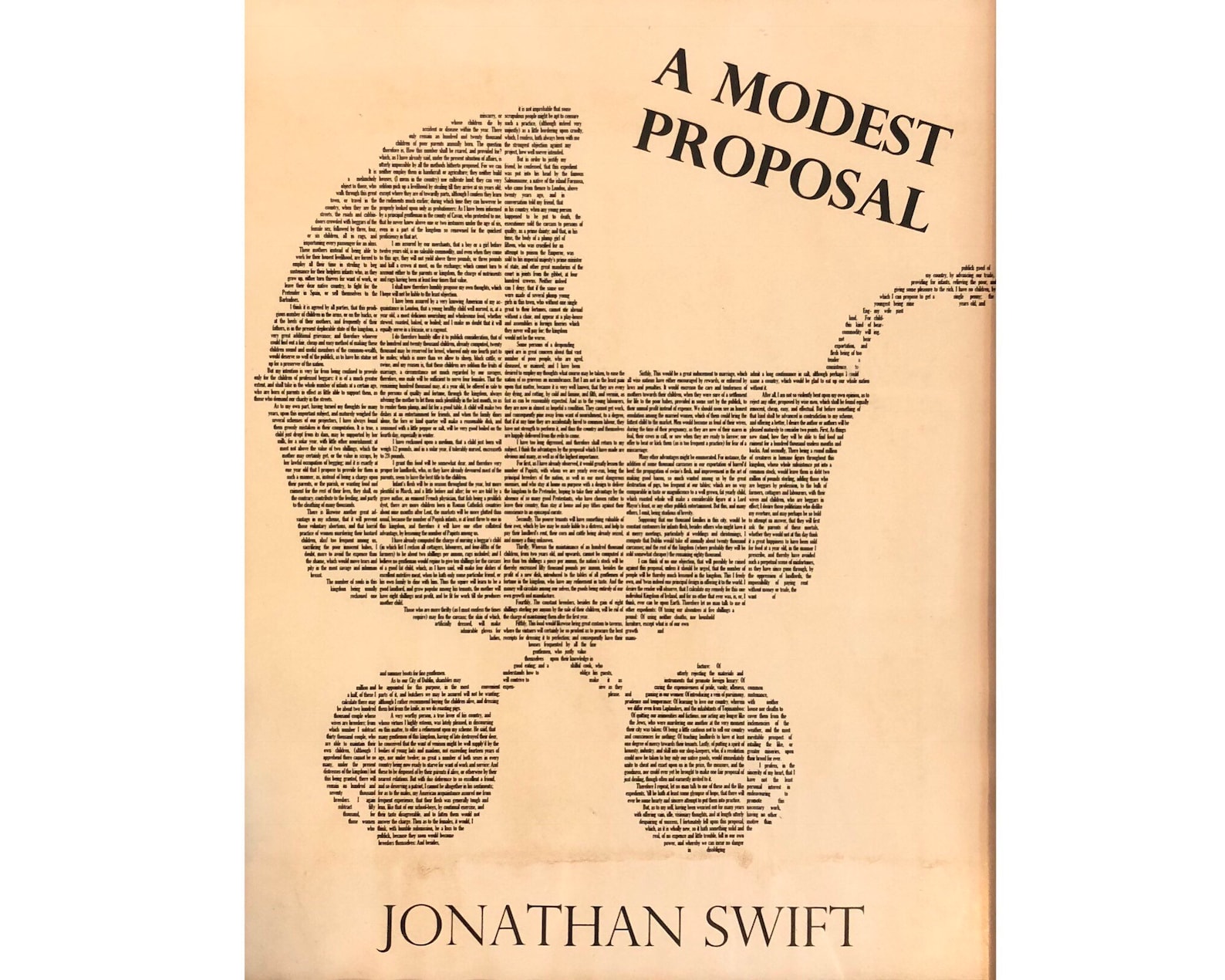 A Modest Proposal - Full Text Poster - Etsy