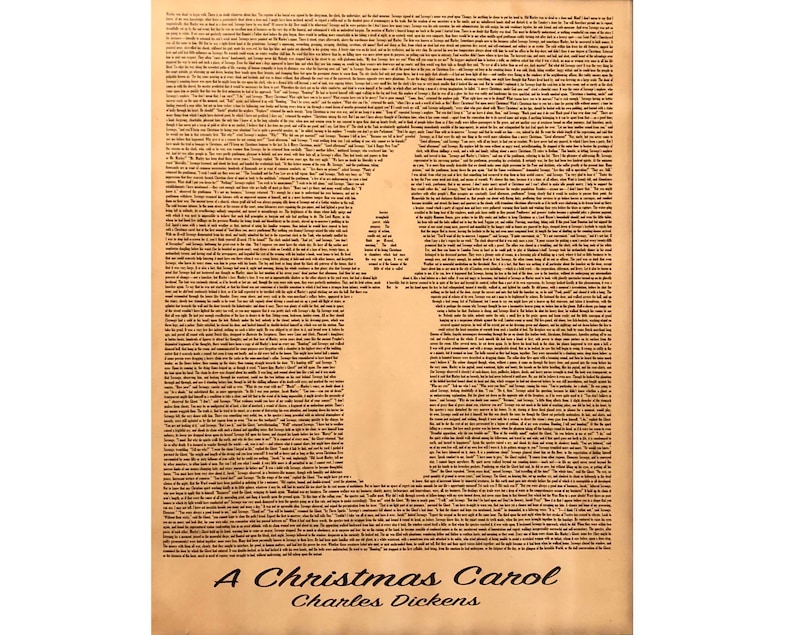 A Christmas Carol - Full Text Poster - Etsy