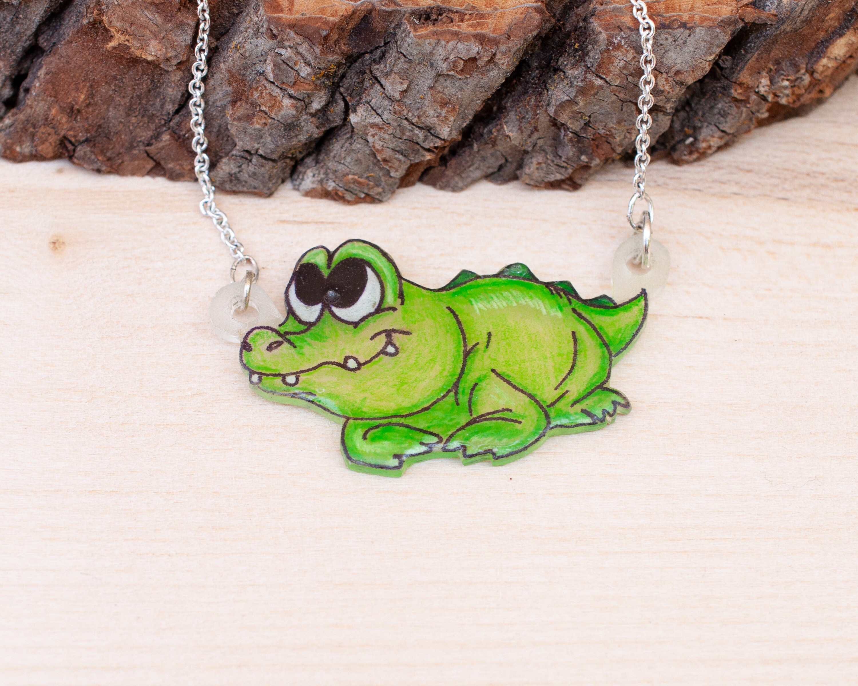 Alligator Gifts Funny Jewelry 7th Birthday Girl Crocodile - Etsy
