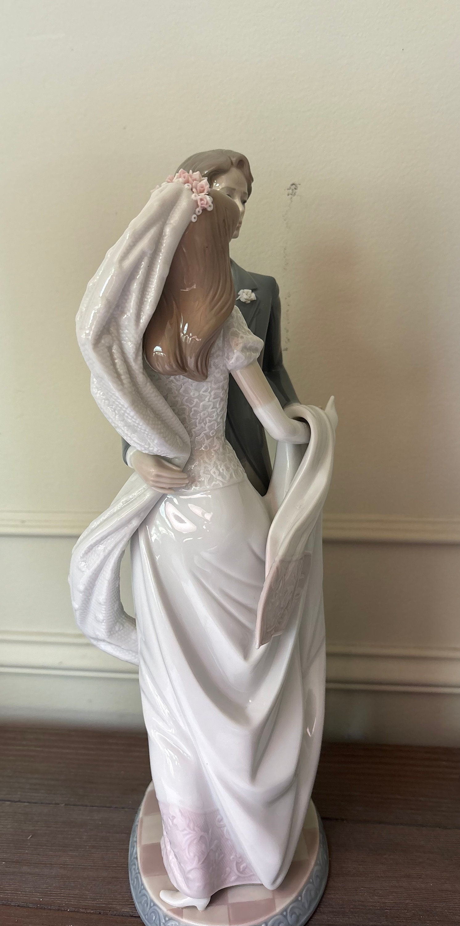 Lladro Bride and Groom Figurine - Etsy