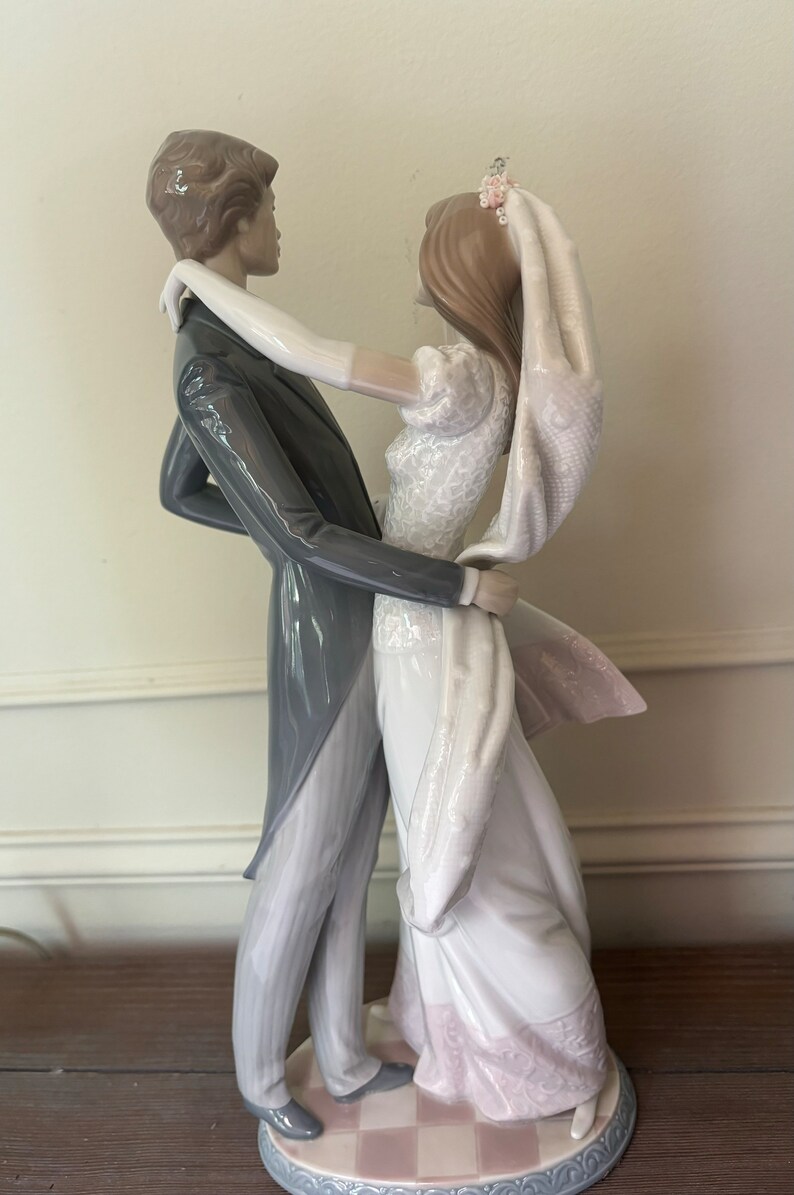 Lladro Bride and Groom Figurine - Etsy
