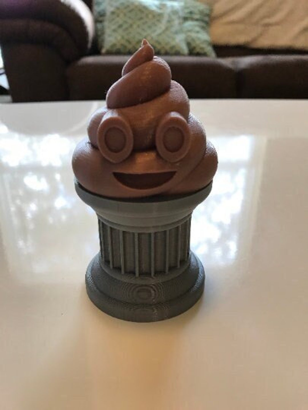 Poop Emoji Trophy, 3D Printed With Plastic - Etsy