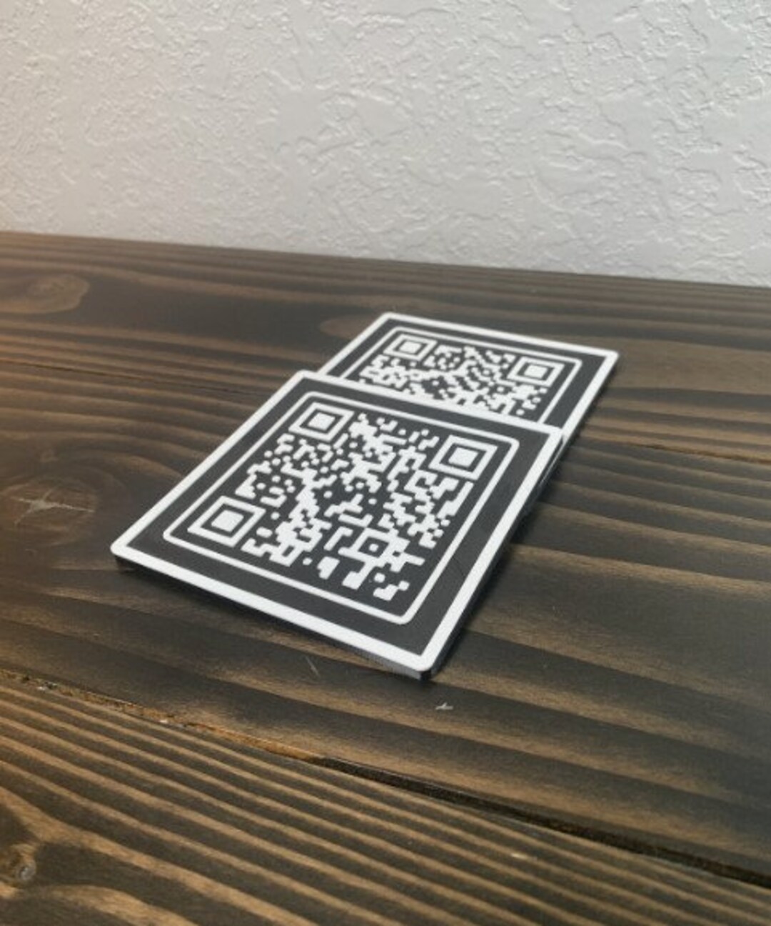 Wifi QR Code Coasters, Set of 2, 3D Printed With Plastic - Etsy