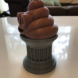 Poop Emoji Trophy, 3D Printed With Plastic - Etsy