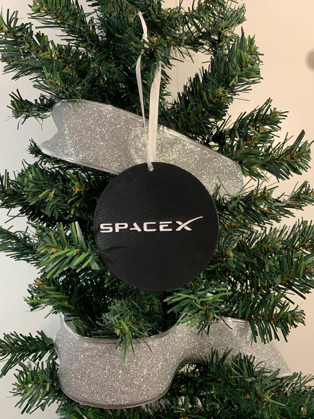 Spacex Christmas Ornament, 3D Printed With Plastic - Etsy