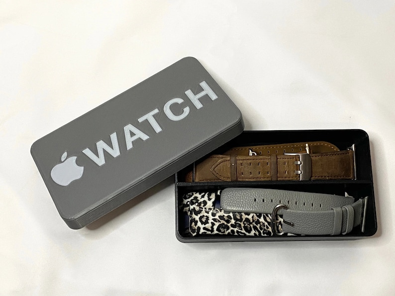 Apple Watch Band Holder and Travel Box With Two Slots, 3D Printed With ...