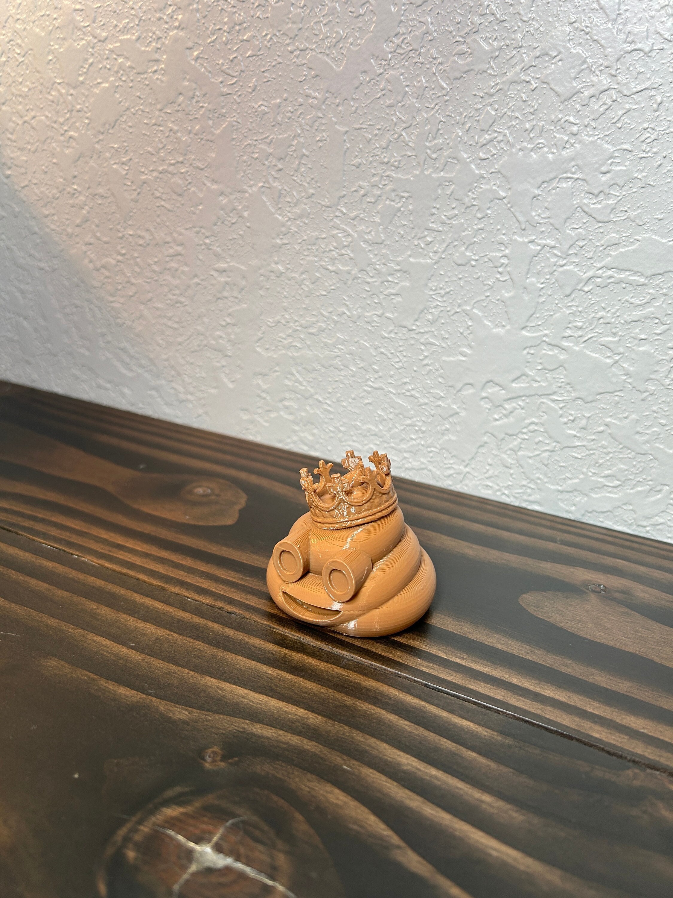 Poop Emoji With Crown Gag Gift, 3D Printed With Plastic - Etsy