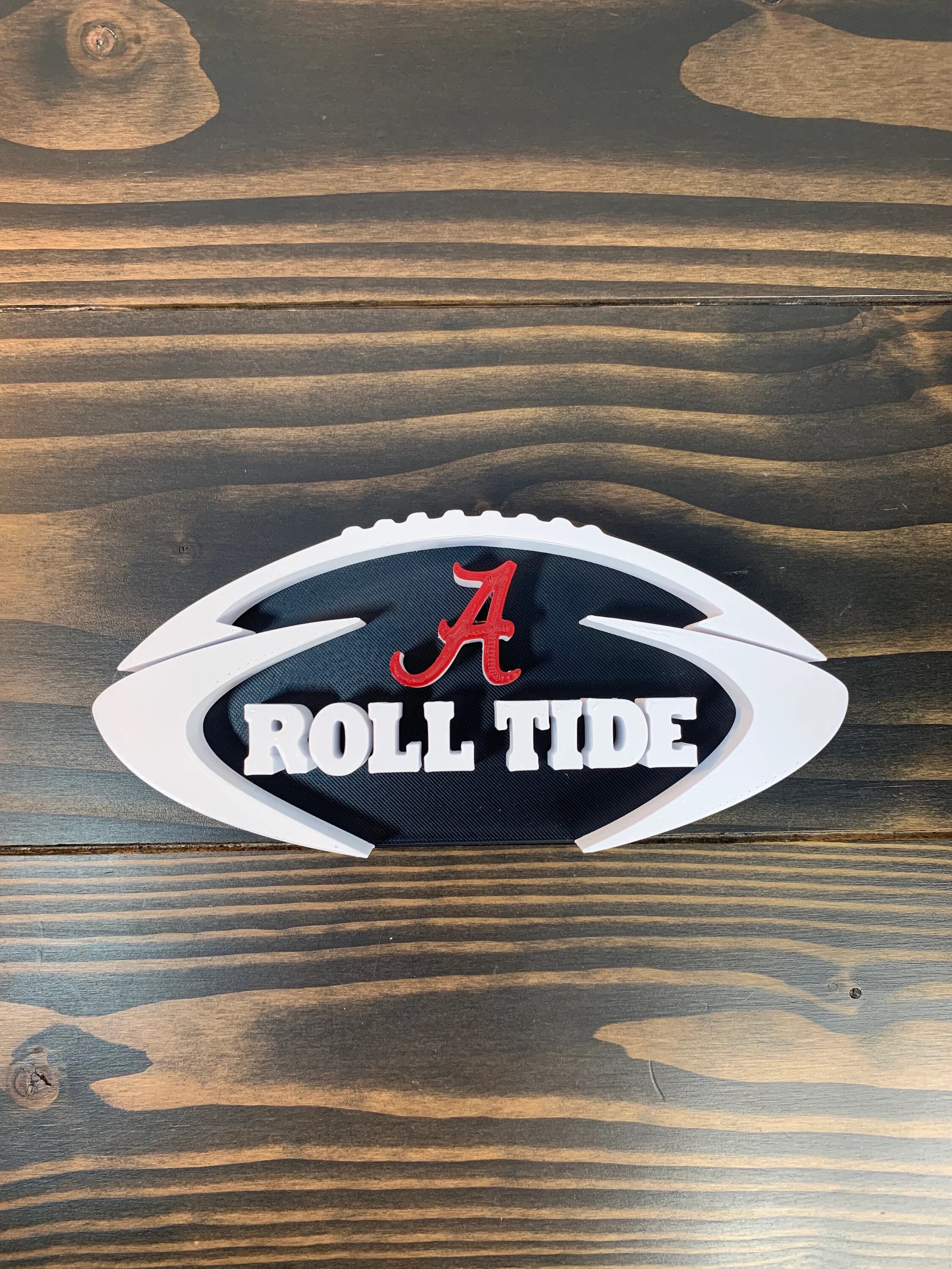 Alabama A Roll Tide Roll Desk Set, 3D Printed With Plastic - Etsy