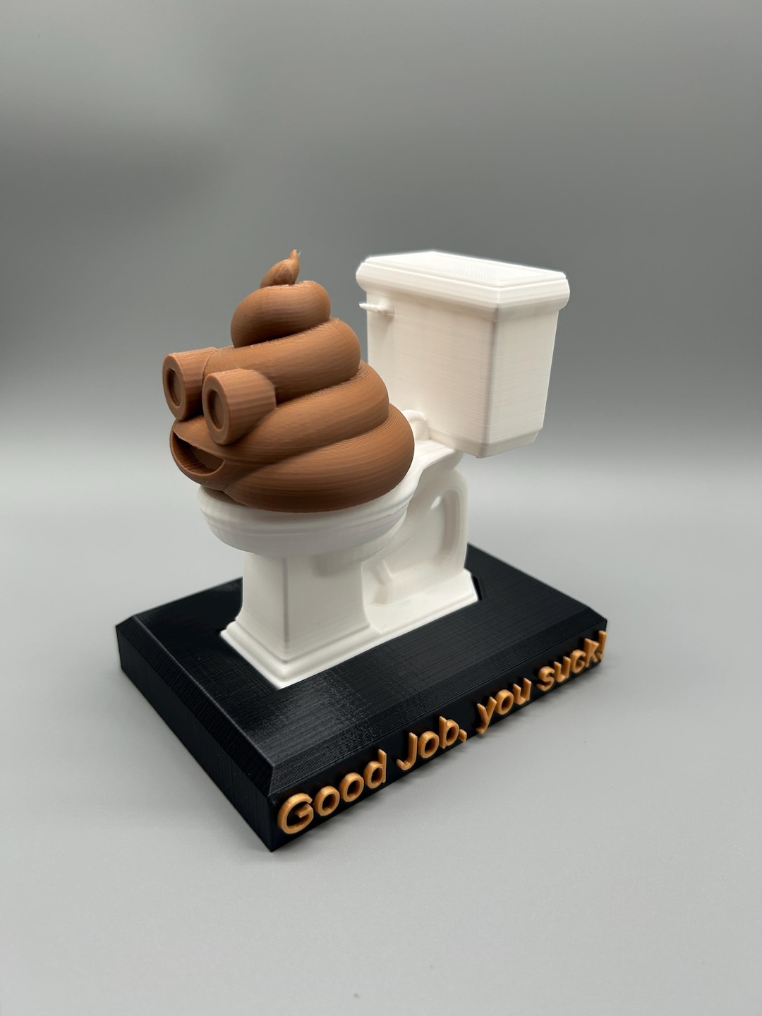 Last Place Poop Trophy, 3D Printed With Plastic - Etsy