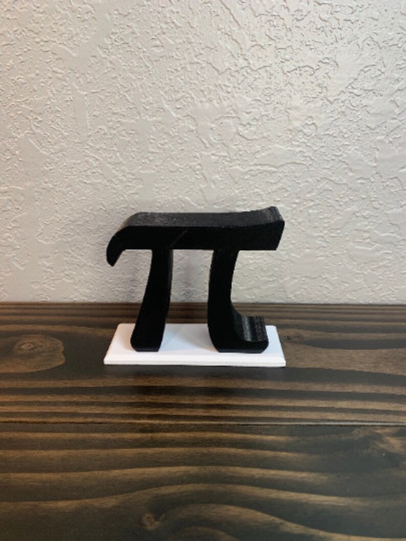 Pi Symbol Desk Set, 3D Printed With Plastic - Etsy
