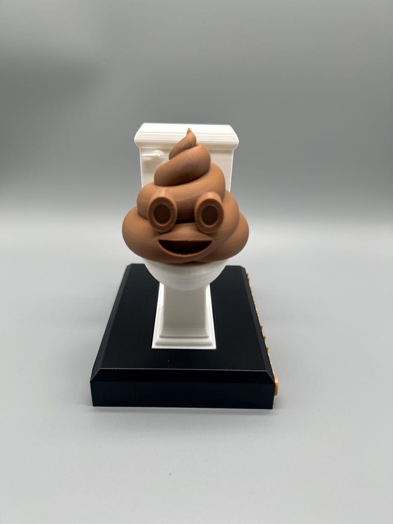 Last Place Poop Trophy, 3D Printed With Plastic - Etsy