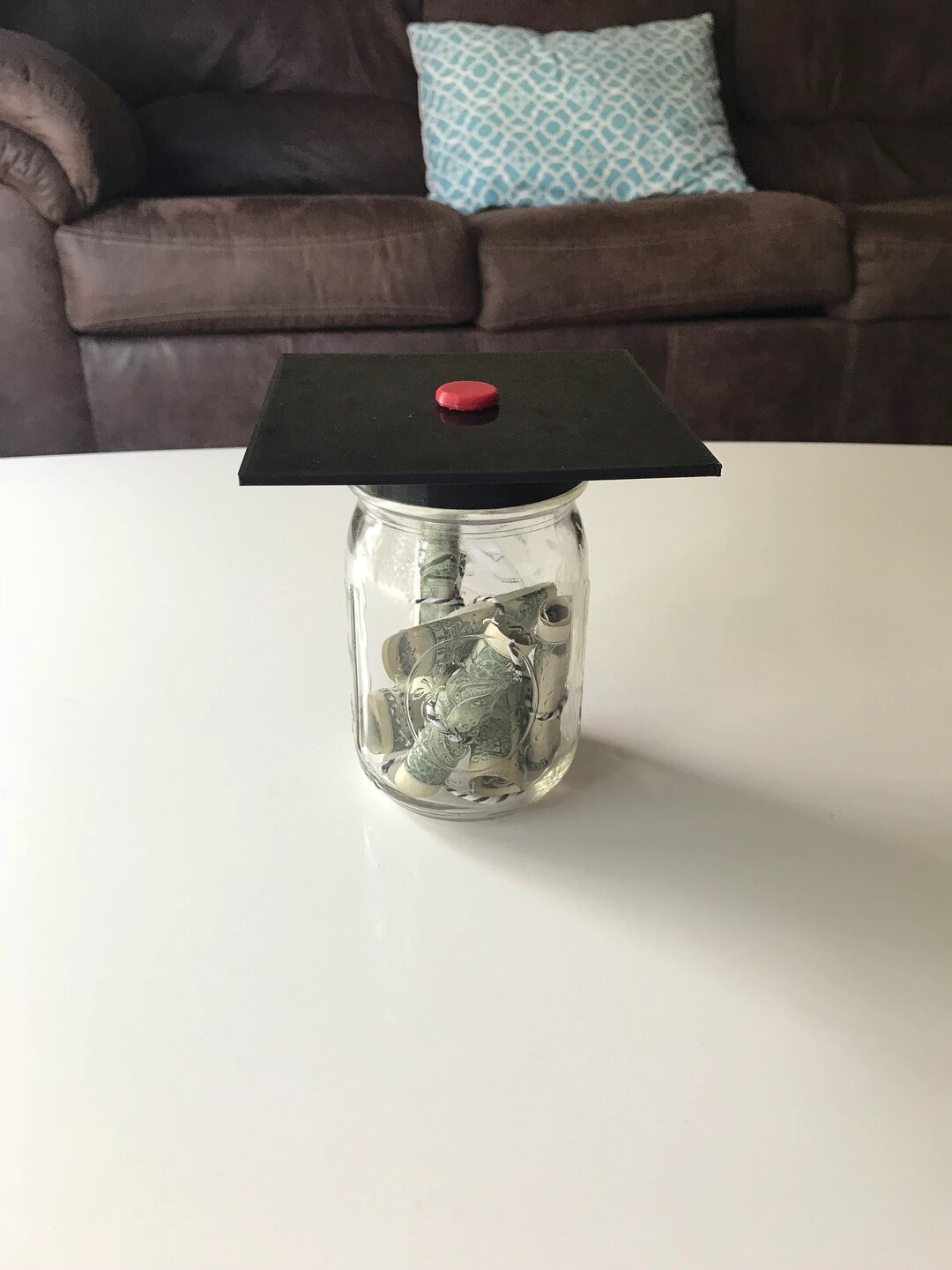 Graduation Cap for Mason Jar, 3D Printed With Plastic, College ...