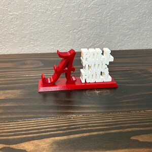 Alabama Desk Set, 3D Printed With Plastic - Etsy