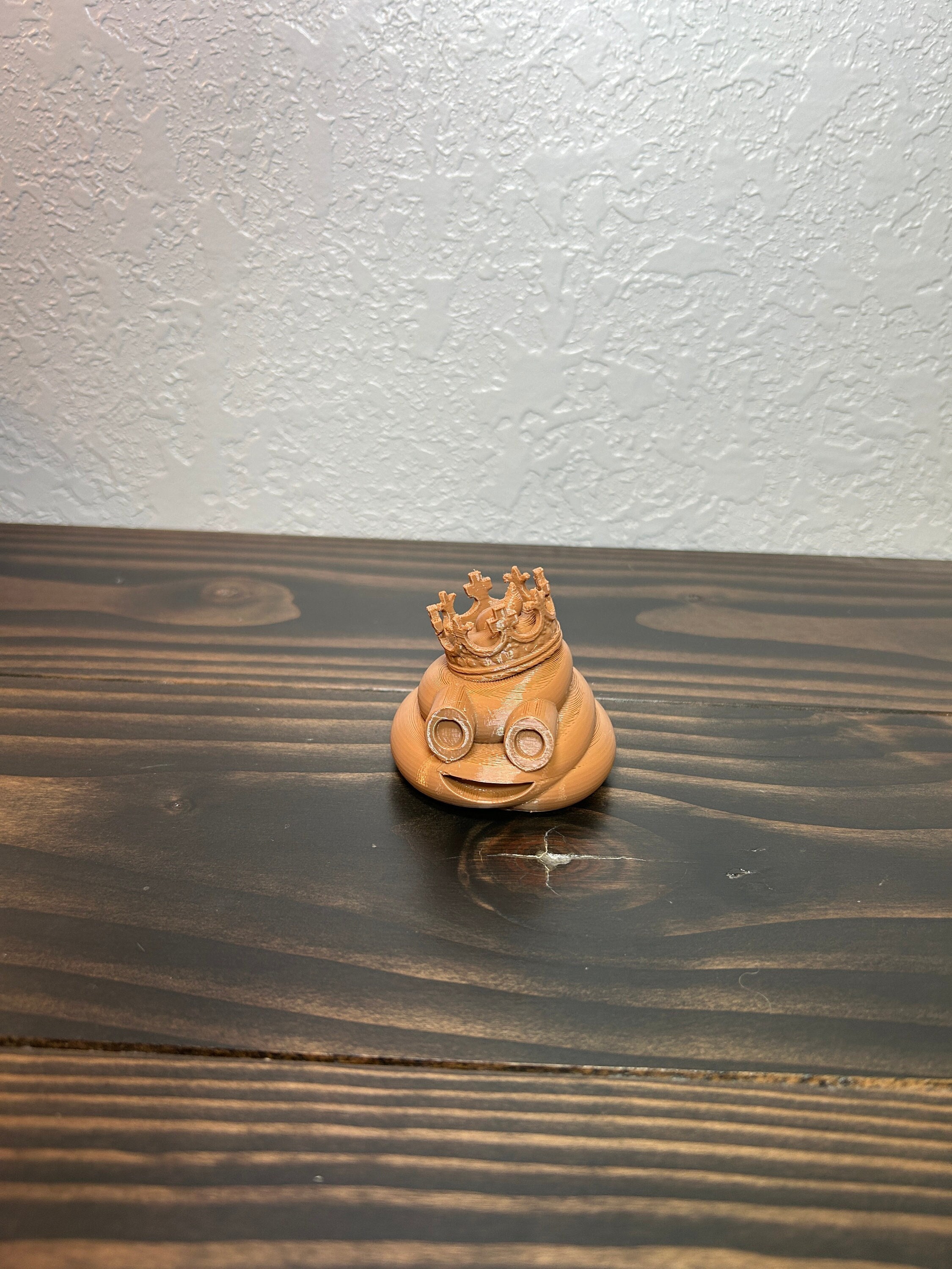 Poop Emoji With Crown Gag Gift, 3D Printed With Plastic - Etsy