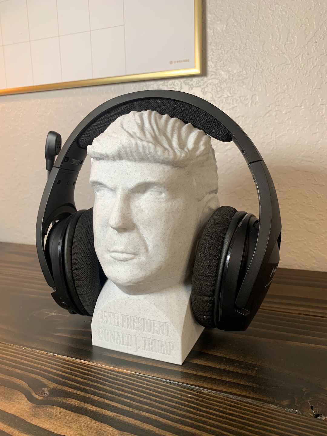 Donald Trump Bust Headphone Holder, Gaming Headset Stand, Headphone ...