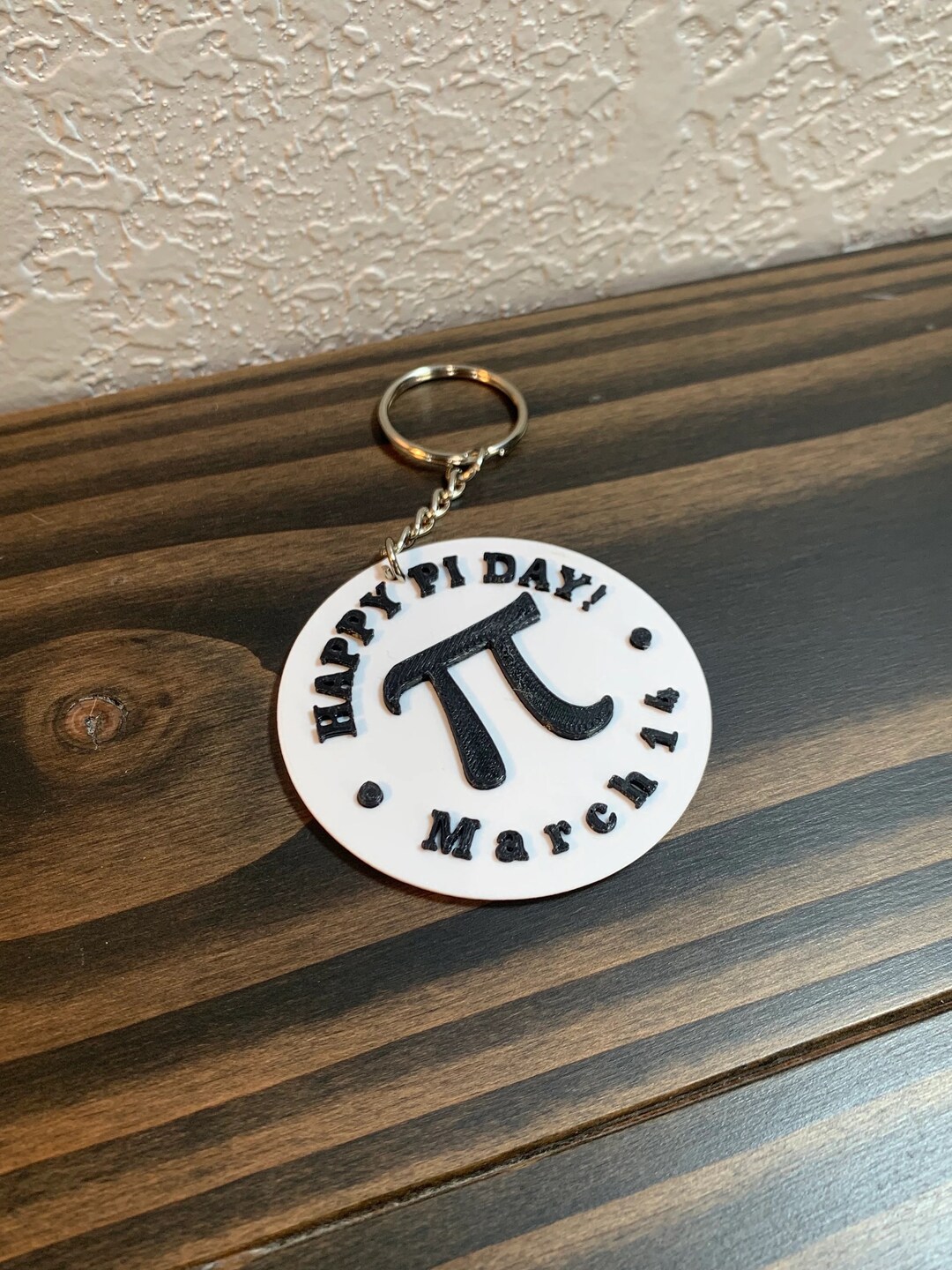 Happy Pi Day Keychain, 3D Printed With Plastic - Etsy