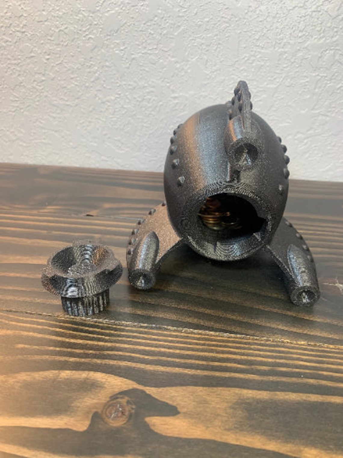 SPACESHIP COIN BANK 3D Printed Rocket Spacecraft Outer Space Nasa Piggy ...