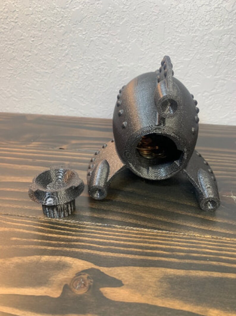 SPACESHIP COIN BANK 3D Printed Rocket Spacecraft Outer Space Nasa Piggy ...