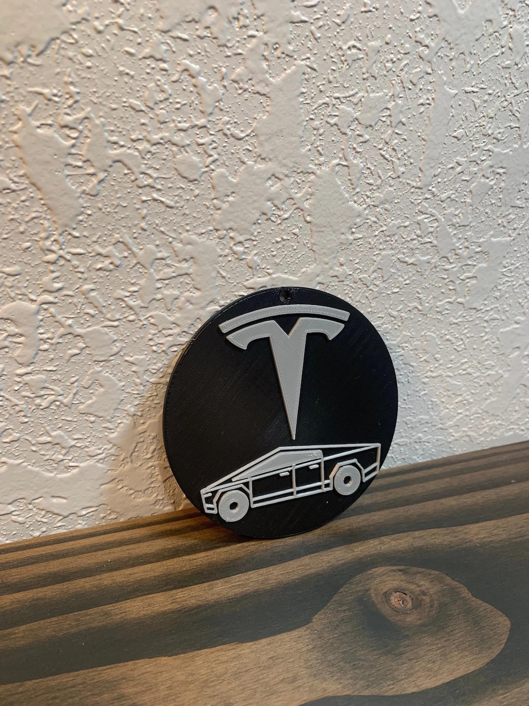 Tesla Cybertruck Inspired Christmas Ornament, 3D Printed With Plastic ...