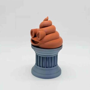 Poop Emoji Trophy, 3D Printed With Plastic - Etsy