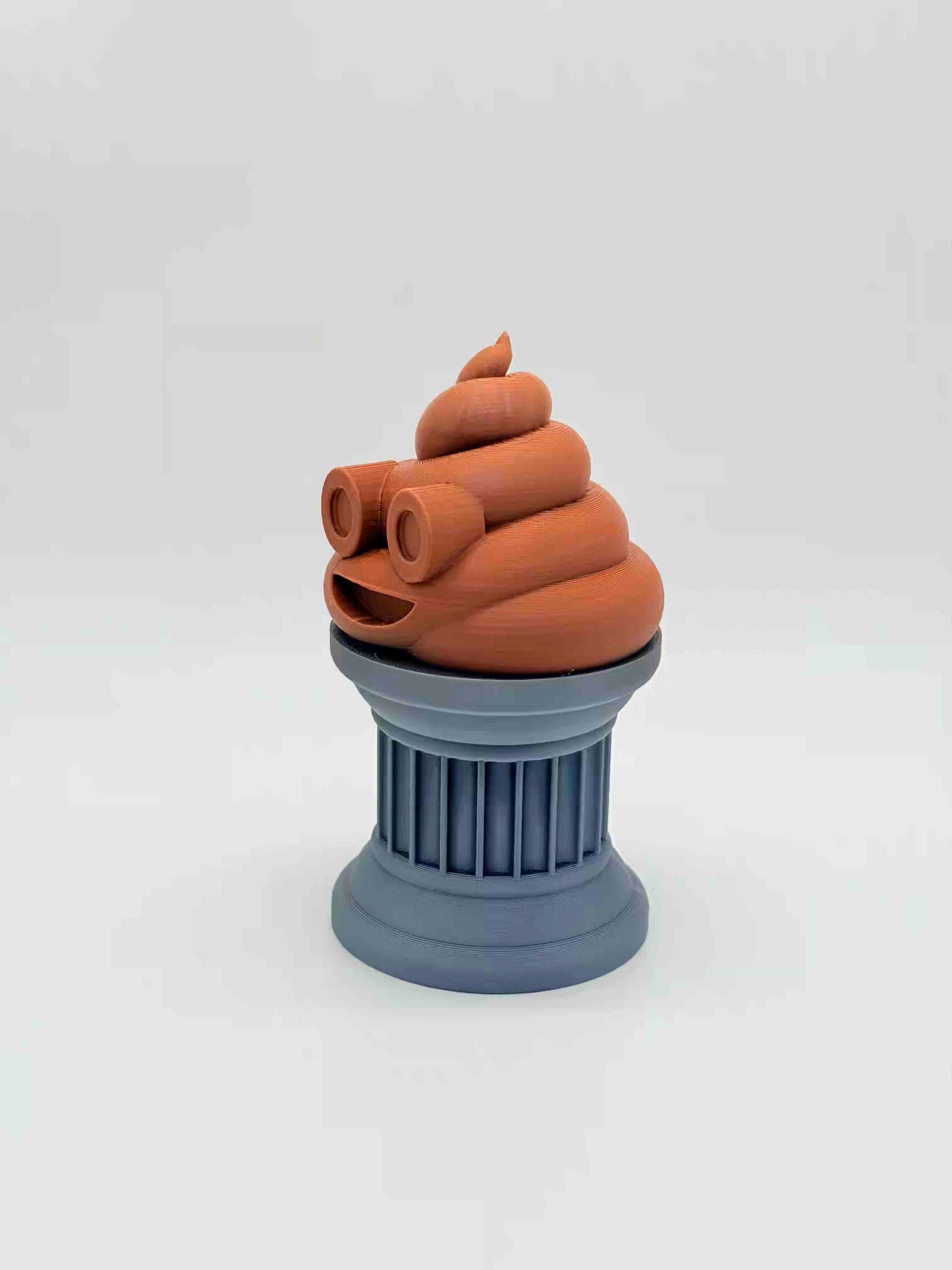 Poop Emoji Trophy, 3D Printed With Plastic - Etsy