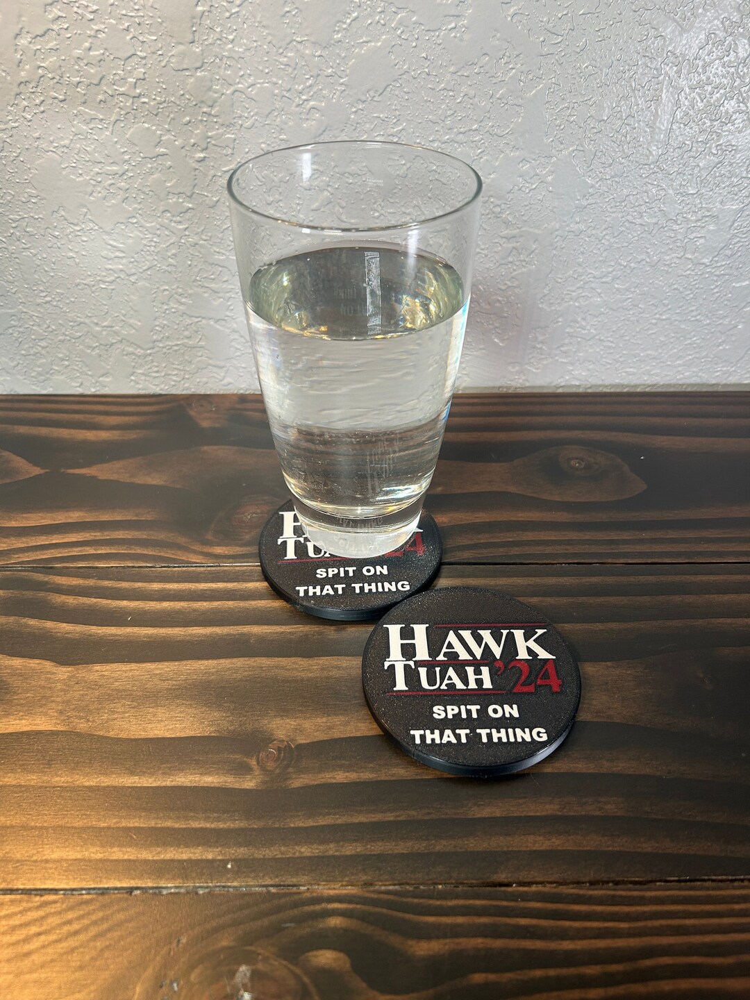 Hawk Tuah Girl 2024 Coaster Set of 2, 3D Printed With Plastic - Etsy